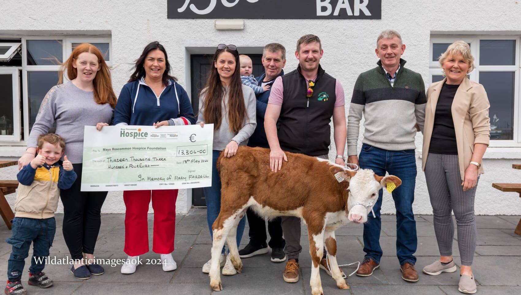 Local Notes: Presentation of cheque to Mayo Roscommon Hospice in memory ...