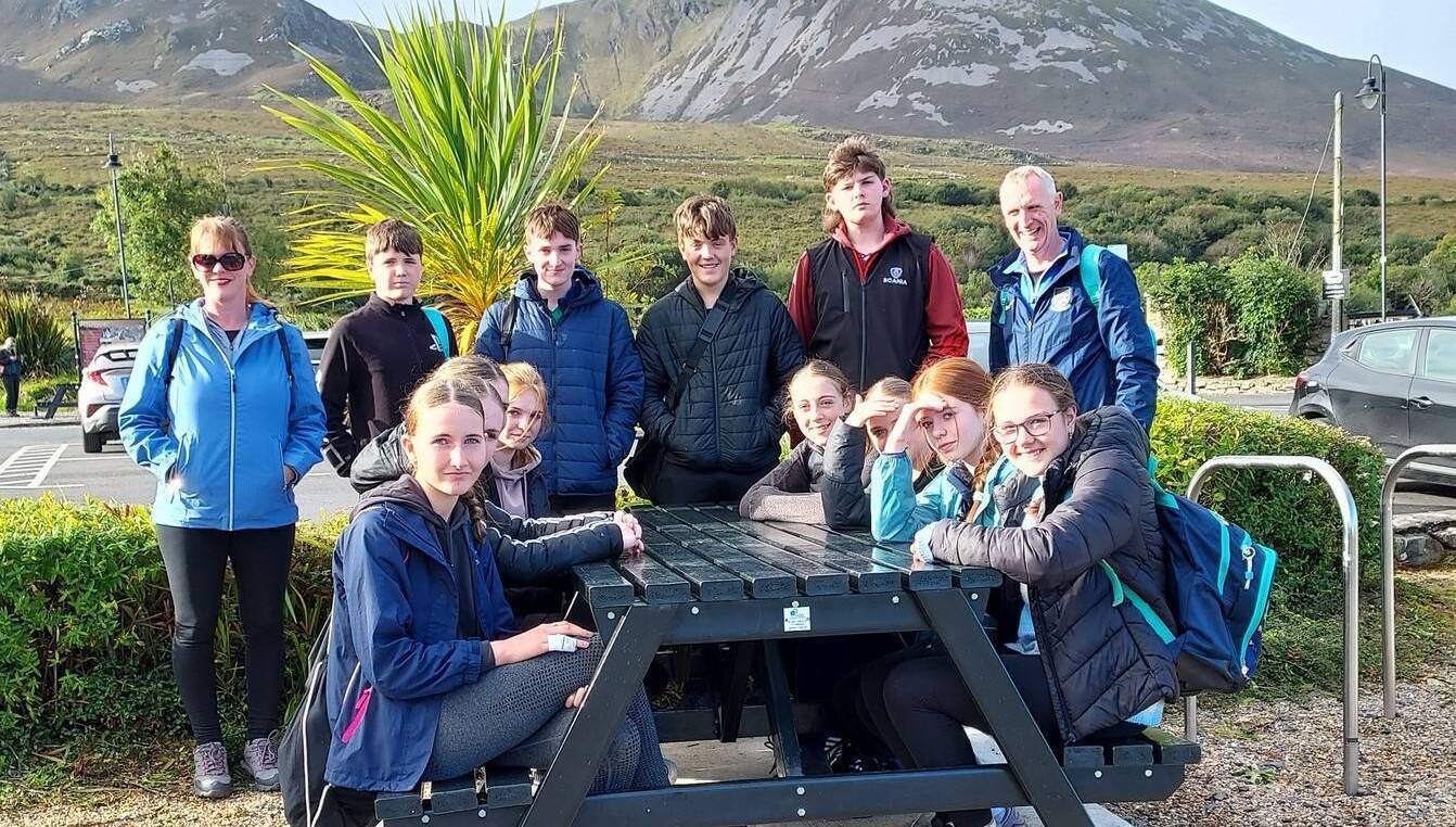 Local Notes: Students from Gaelcholaiste Chomain on an adventure tour ...