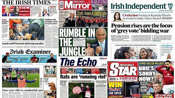 What the papers say: Monday's front pages - Homepage - Western People
