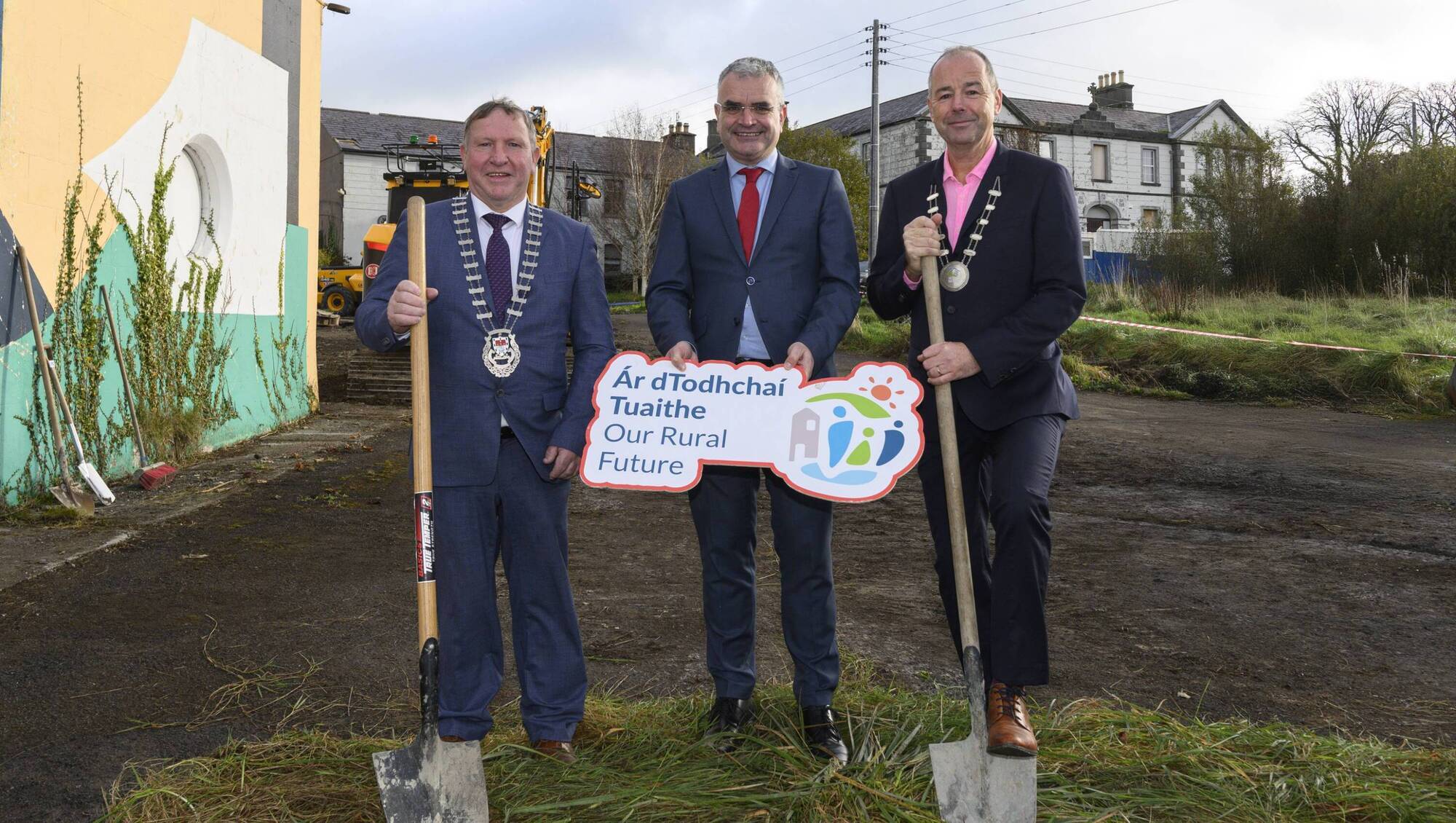 Delight in Mayo town as long overdue project begins - news - Western People