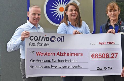 Corrib Oil raises €6,500 for charity - news - Western People